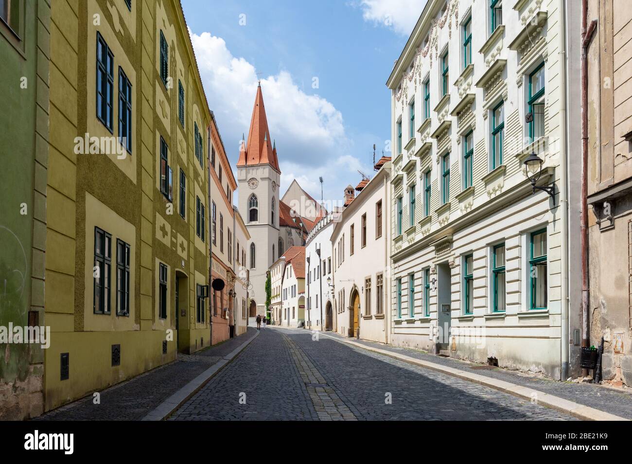 Old Town street in Znojmo Stock Photo - Alamy