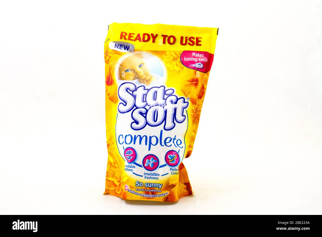 Alberton, South Africa - a packet of Sta-soft fabric conditioner ...
