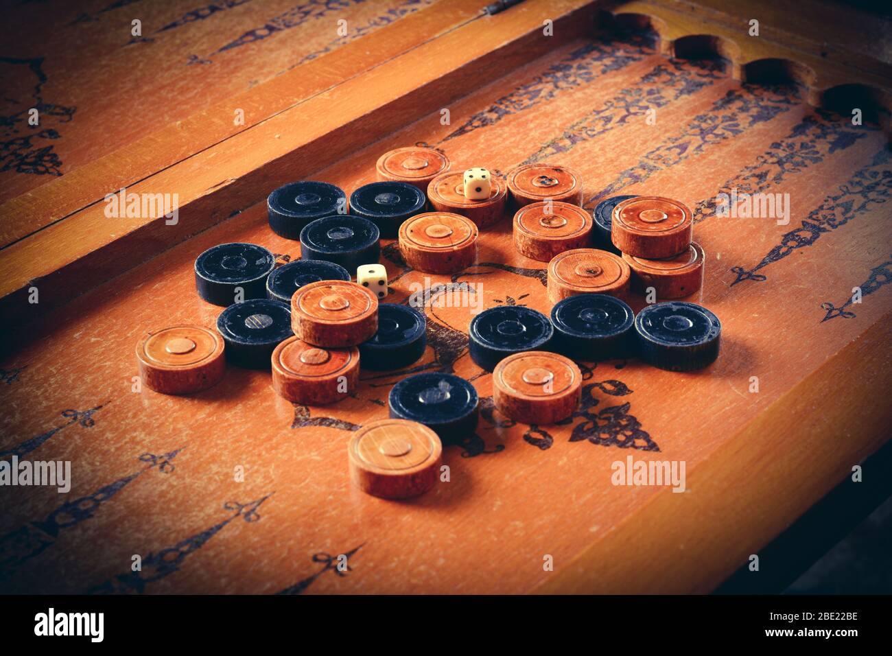 Backgammon board game hi-res stock photography and images - Alamy