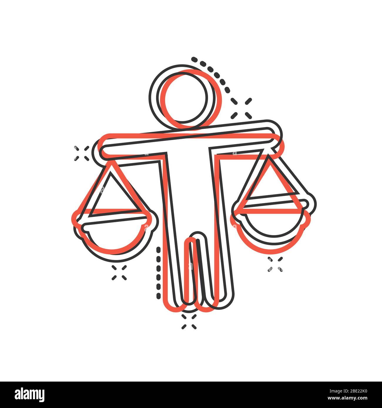 Social justice concept cartoon hi-res stock photography and images - Alamy