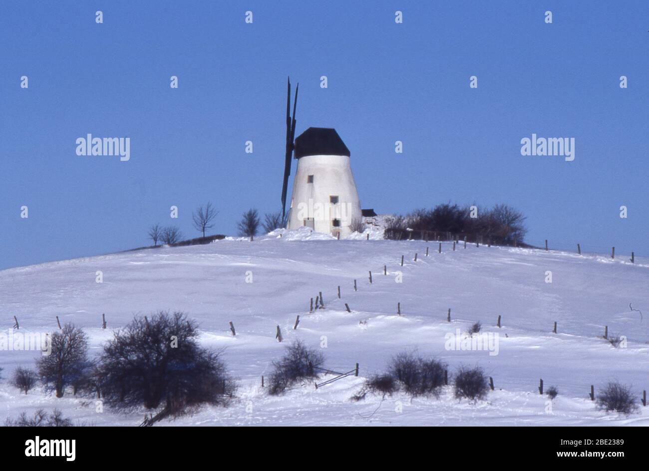 Old wind mill in Kalletal, Lippe district Stock Photo - Alamy