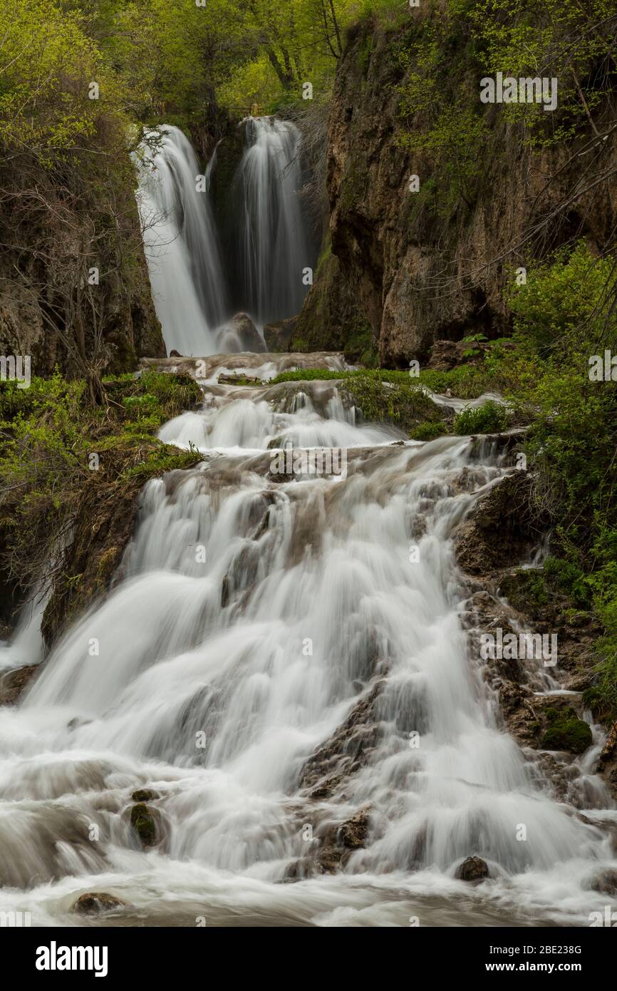 Roughlock Falls Waterfall Stock Photo - Alamy