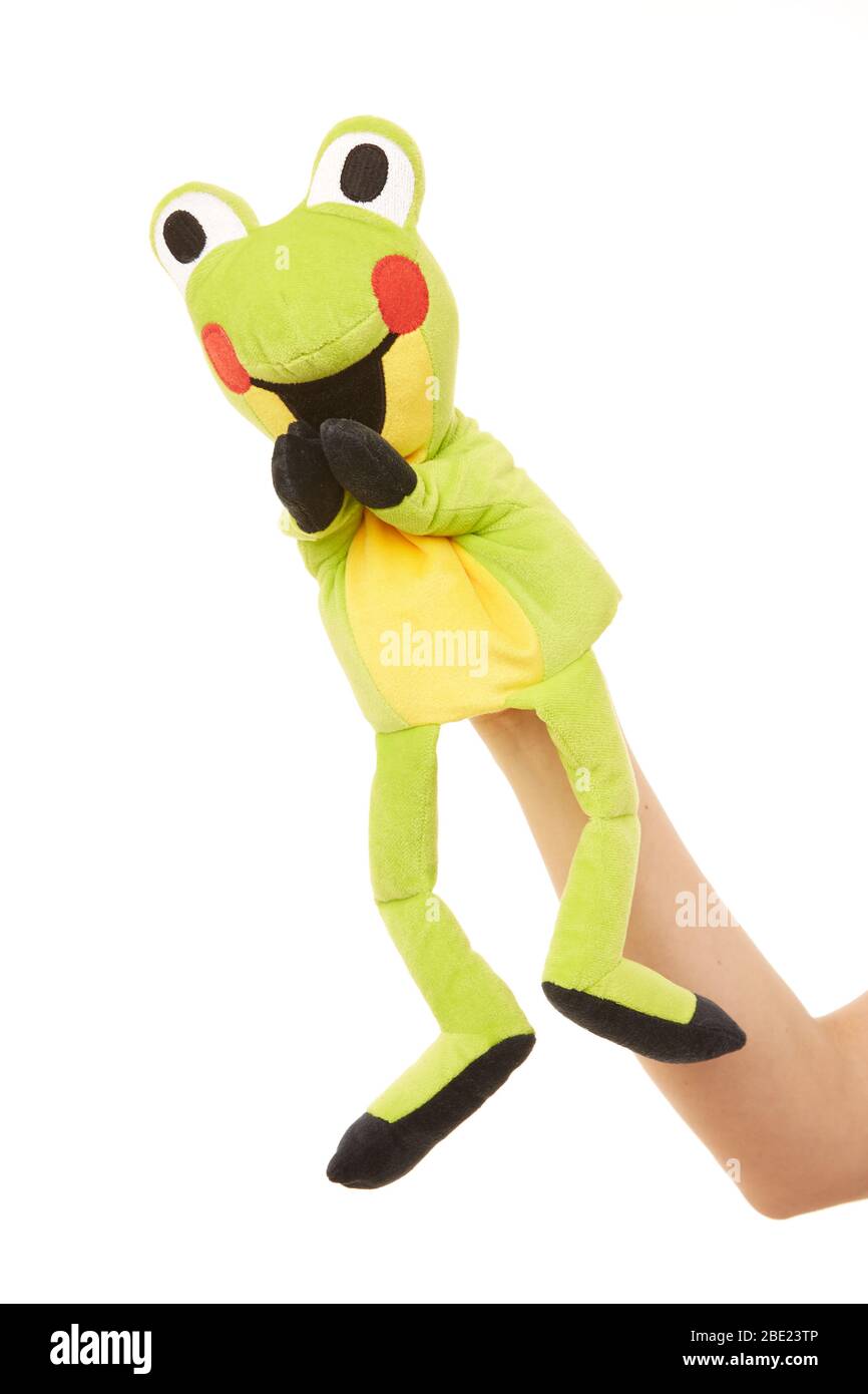 Happy frog illustration Cut Out Stock Images & Pictures - Alamy