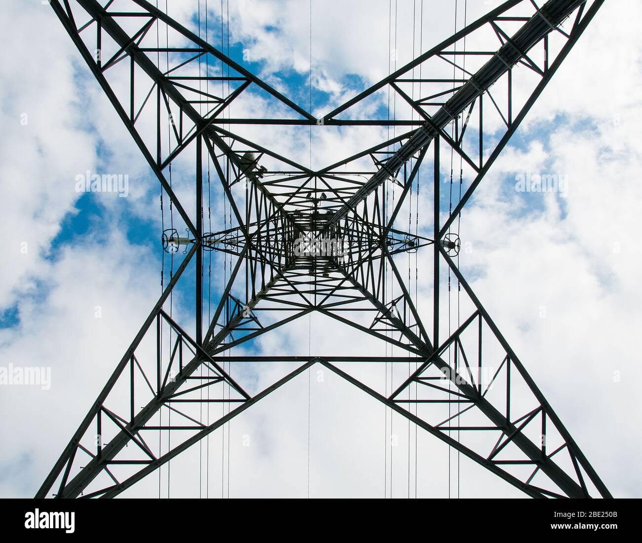 Electricity Pylon - Abstract Stock Photo - Alamy