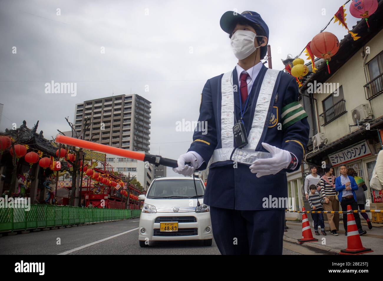 Tokyo. Japan. Asia. Citizens on the streets of Tokyo in the time of the ...