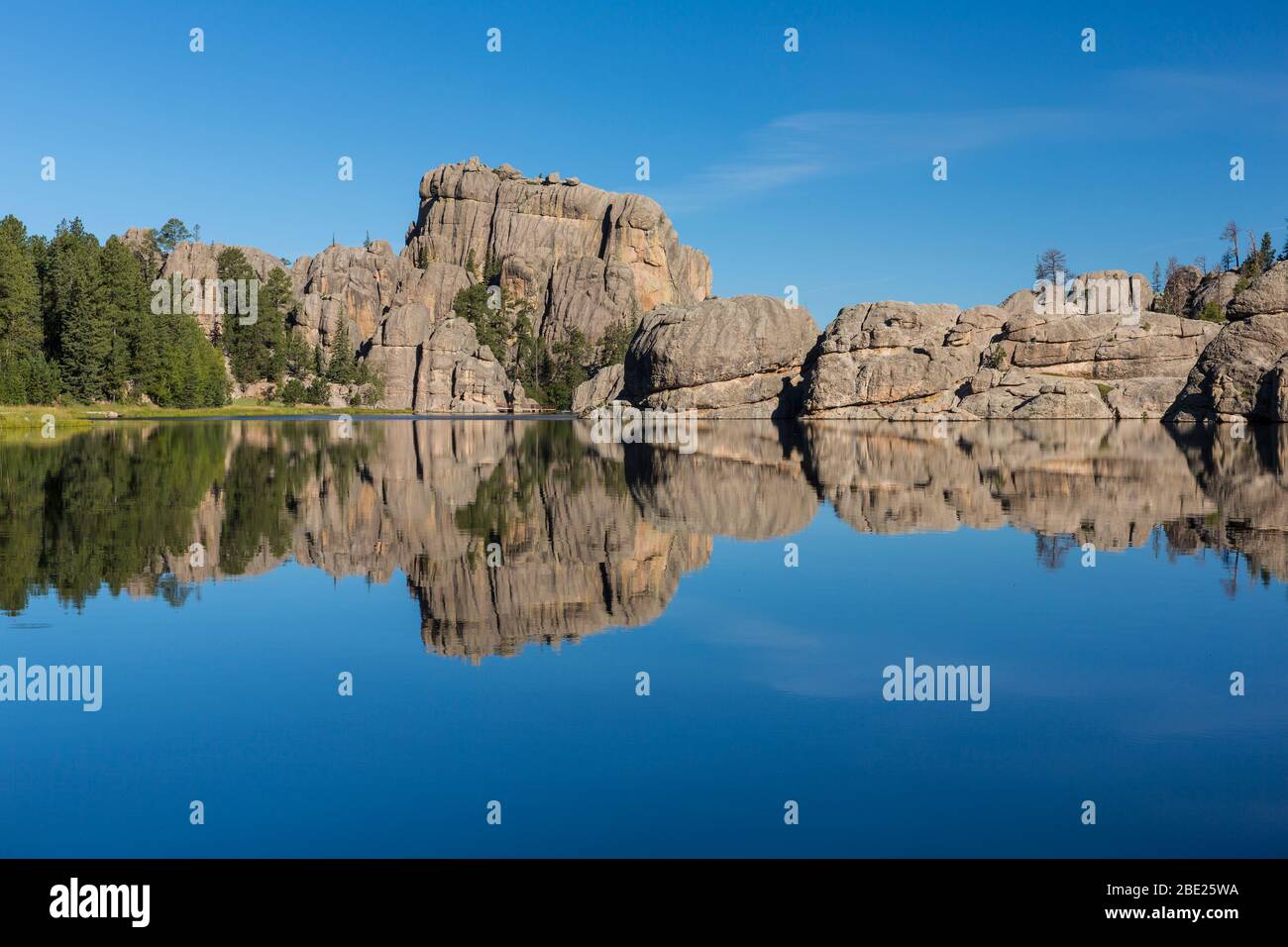 Sylvan Lake Scenic Landscape Stock Photo - Alamy