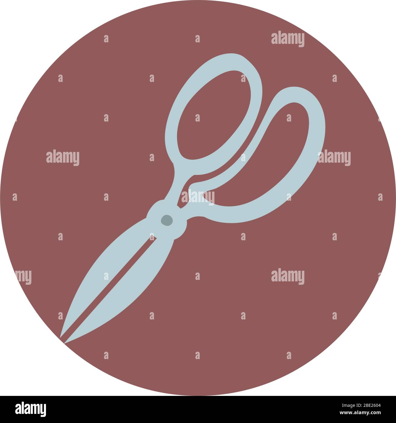 kitchen scissors utensil hand draw style Stock Vector Image & Art - Alamy