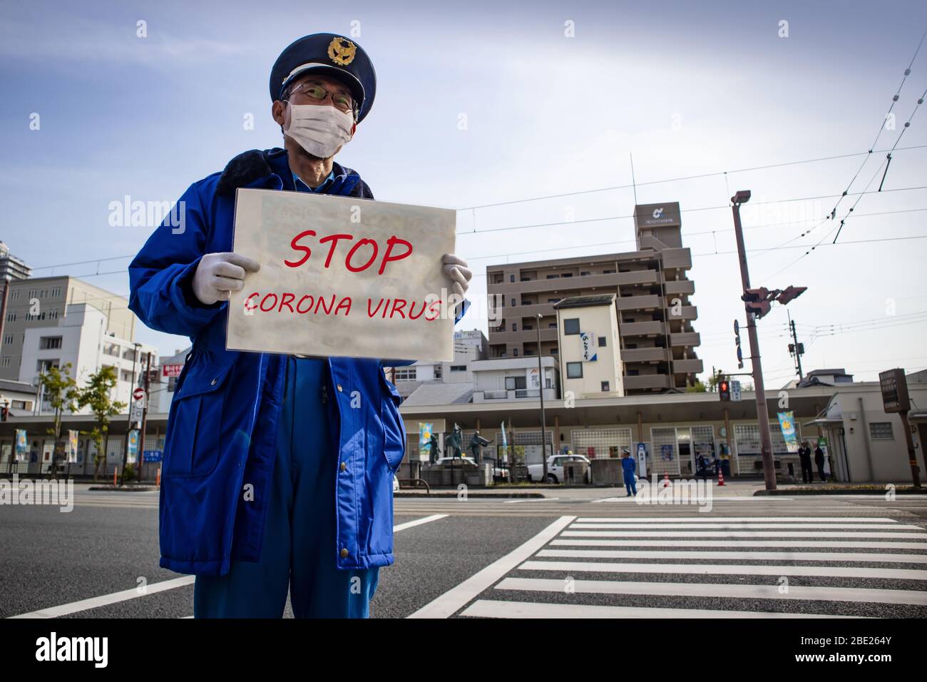 Tokyo. Japan. Asia. Citizens on the streets of Tokyo in the time of the ...