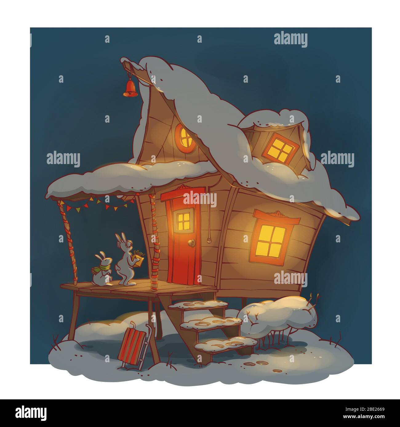 House home happy cartoon character hi-res stock photography and images ...