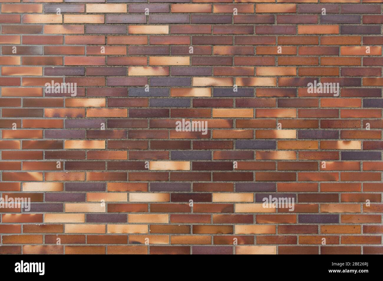 Detail of an old wall of yellow to brownish clinker bricks Stock Photo ...
