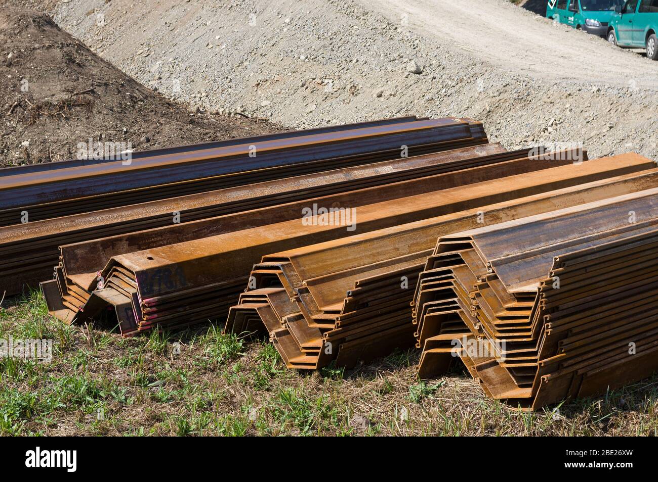 Steel sheet piling hi-res stock photography and images - Alamy