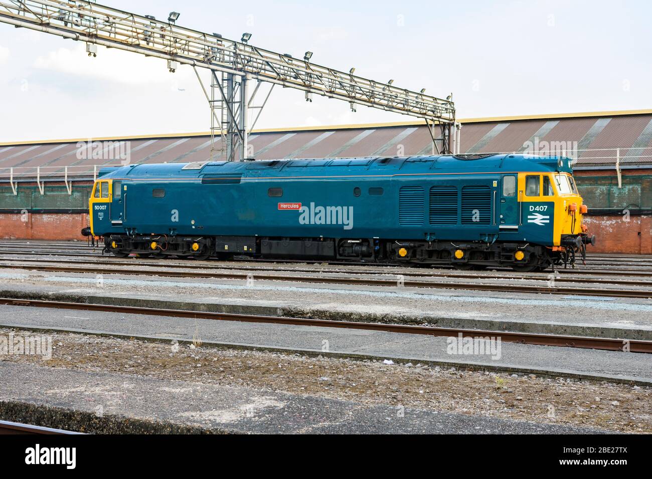 Old British Rail Diesel Locomotive High Resolution Stock Photography ...