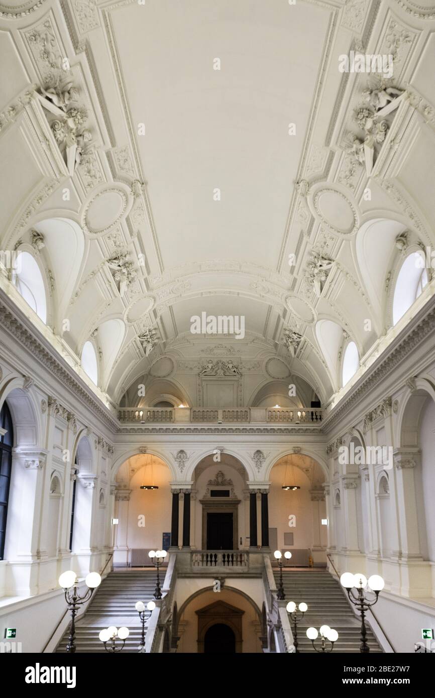 Vienna University Entrance Hall Stock Photo - Alamy