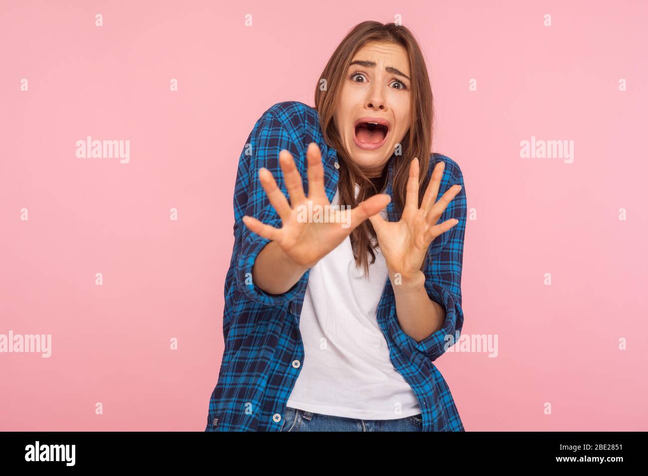 Hands Raised In Horror High Resolution Stock Photography and Images - Alamy