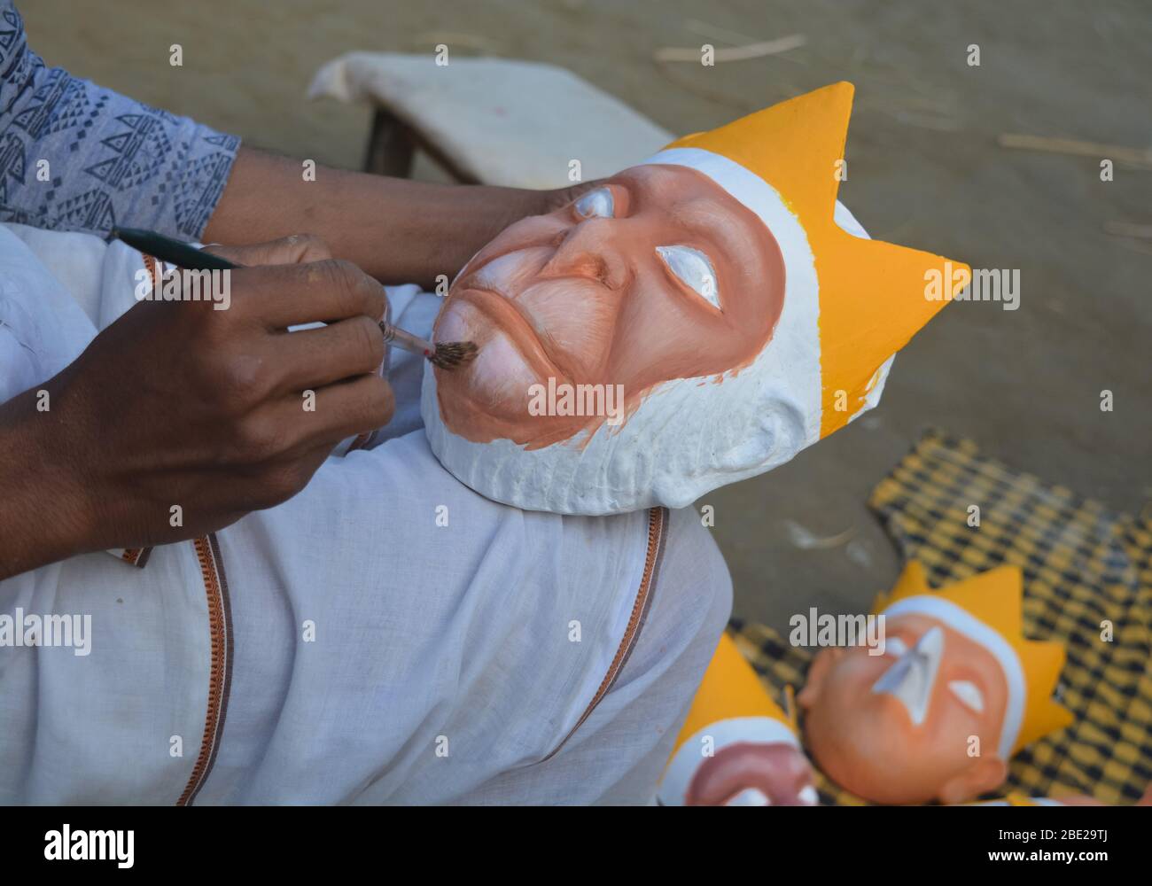 Mask making process hi-res stock photography and images - Alamy