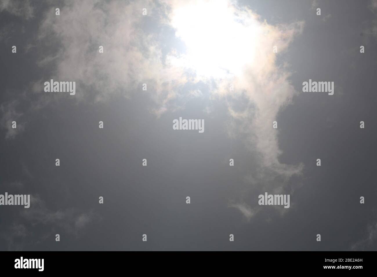 beautiful clouds in sky with little sunlight Stock Photo - Alamy