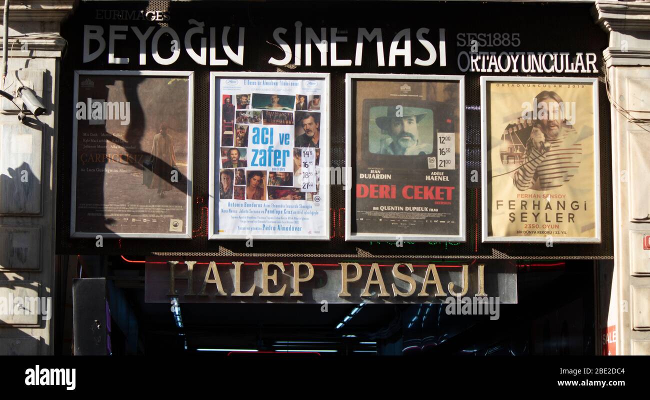 Cinema beyoglu istiklal turkish hi-res stock photography and images - Alamy