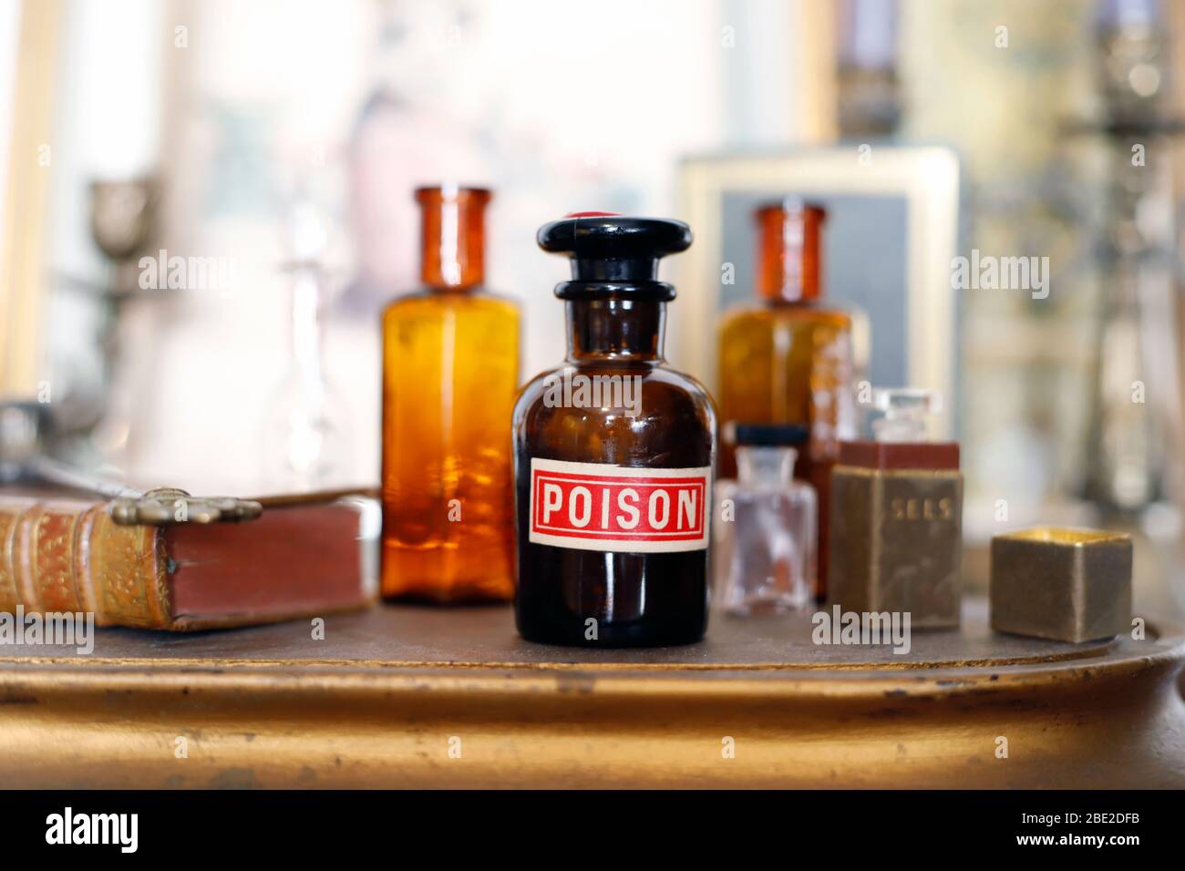 Poison bottle hi-res stock photography and images - Alamy