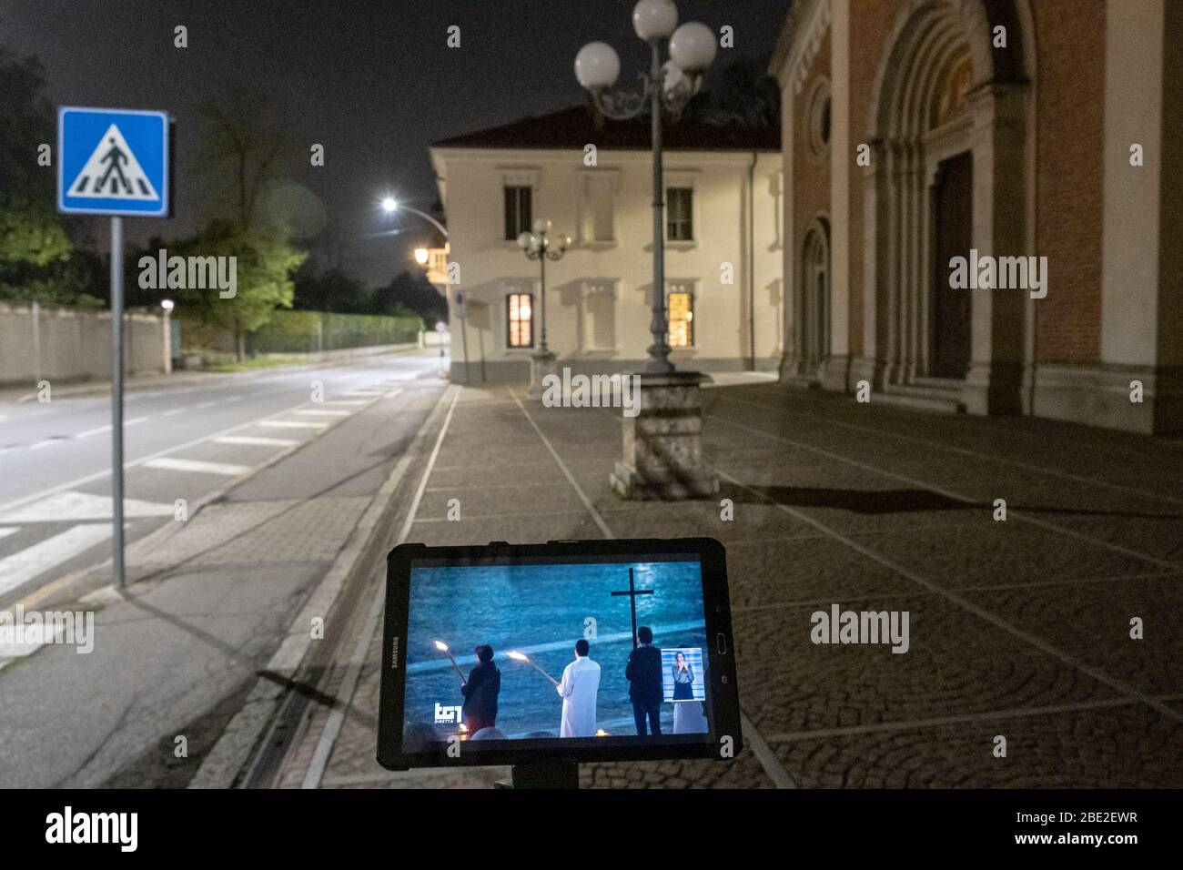 April 10th, 2020 – 9:00 P.M. – Holy Friday The parvis of the main ...