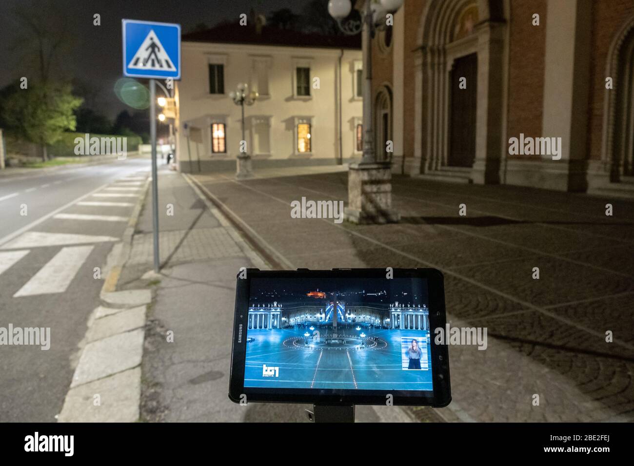 April 10th, 2020 – 9:00 P.M. – Holy Friday The parvis of the main ...