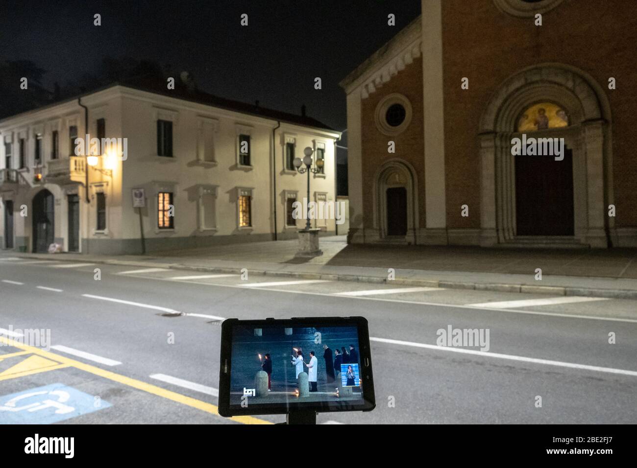 April 10th, 2020 – 9:00 P.M. – Holy Friday The parvis of the main ...