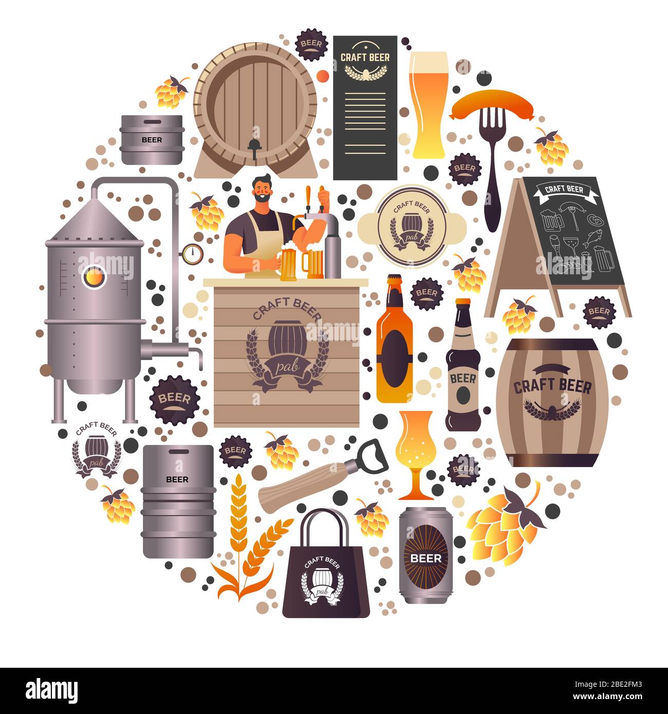 Craft selling Stock Vector Images - Alamy