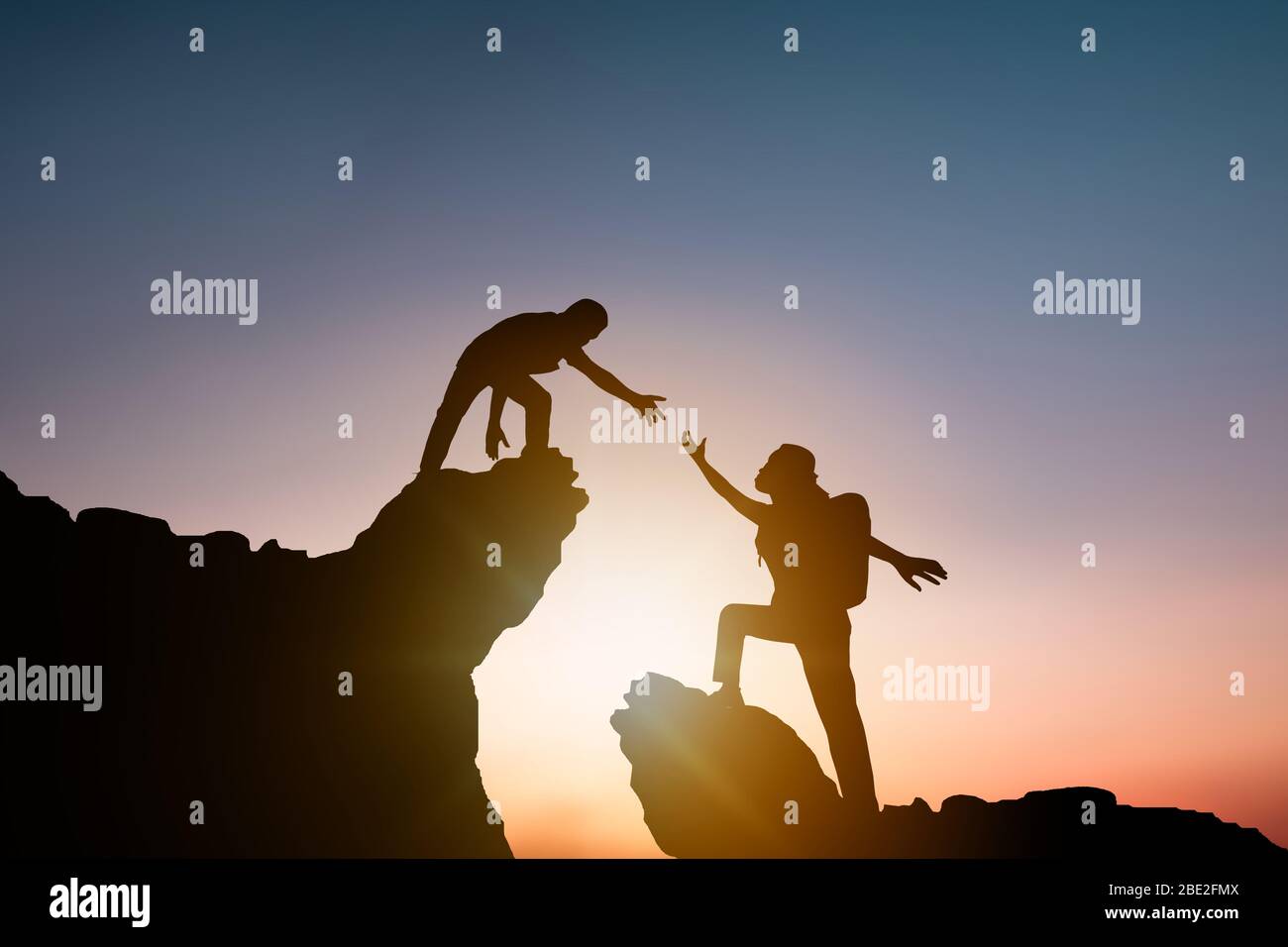 People Helping Each Other Up