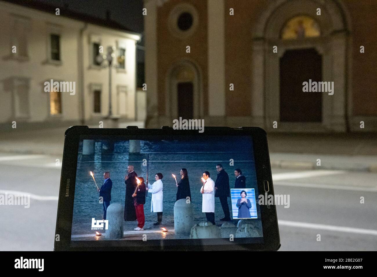 April 10th, 2020 – 9:00 P.M. – Holy Friday The parvis of the main ...