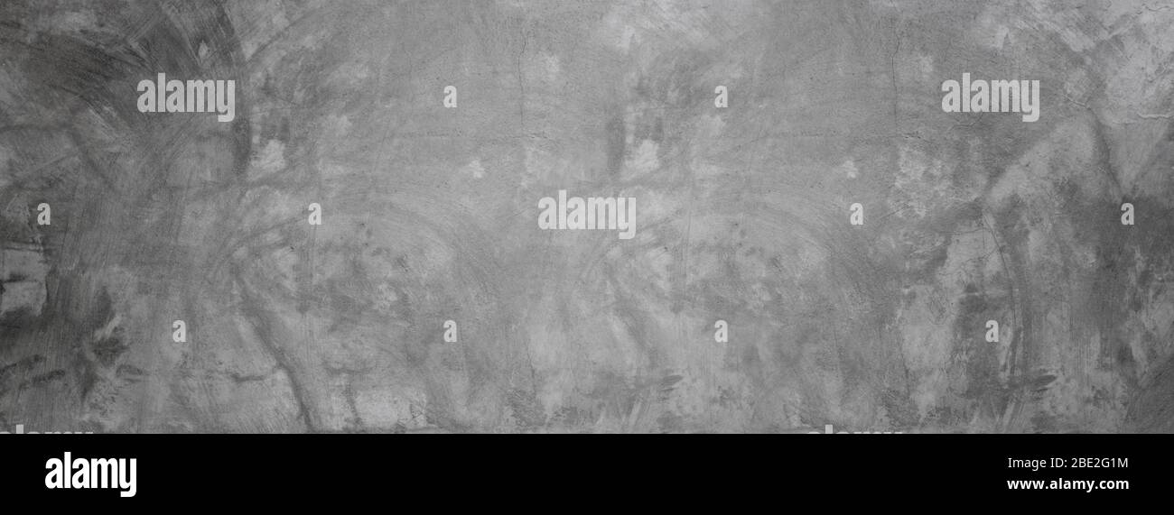 grungy cement texture wall, gray concrete banner background for ...