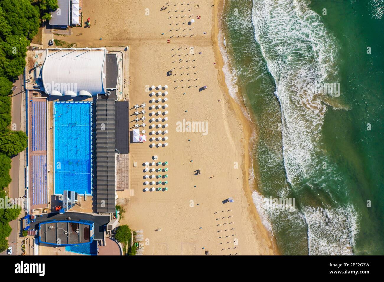 Europe, Bulgaria, Varna, beach side swimming pool Stock Photo - Alamy