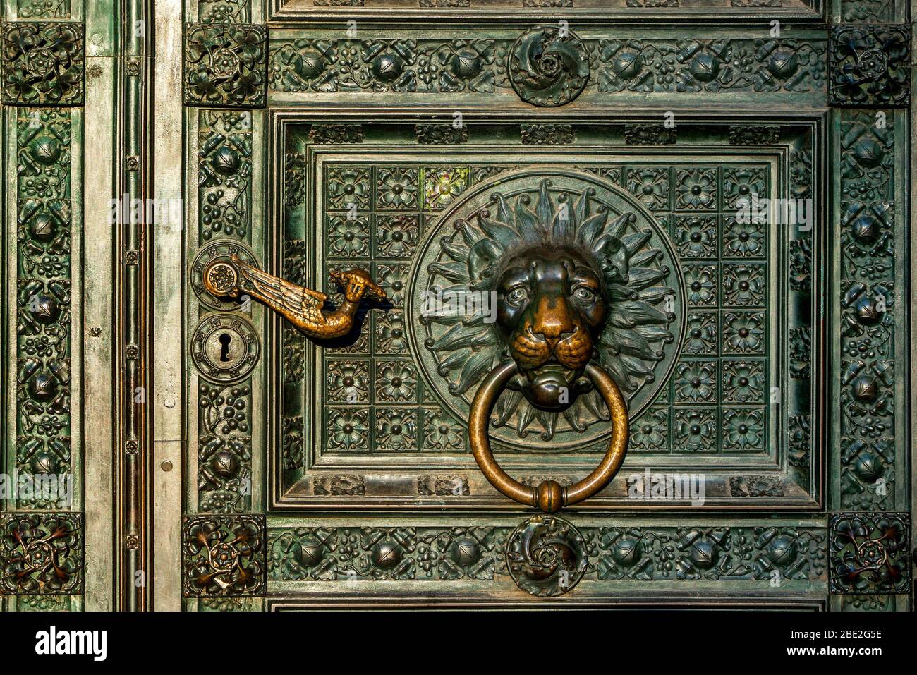 Entrance gate to Cologne Cathedral, Germany Stock Photo - Alamy
