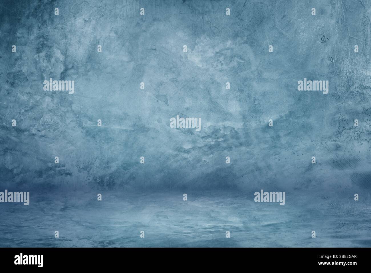 blue cement studio wall with dark texture background for showroom Stock ...