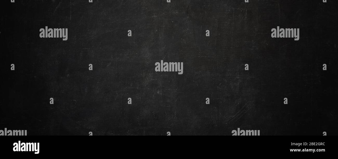dark texture chalk board and grunge black board banner background Stock ...
