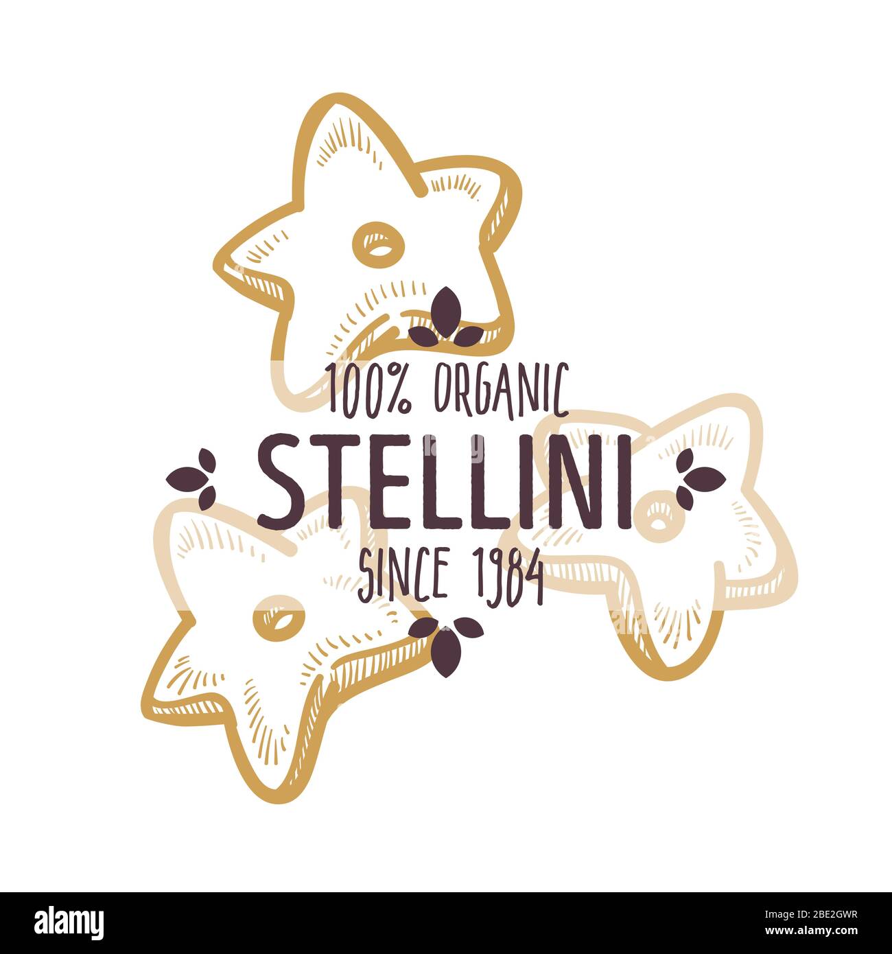 Raw dry macaroni uncooked Stock Vector Images - Alamy