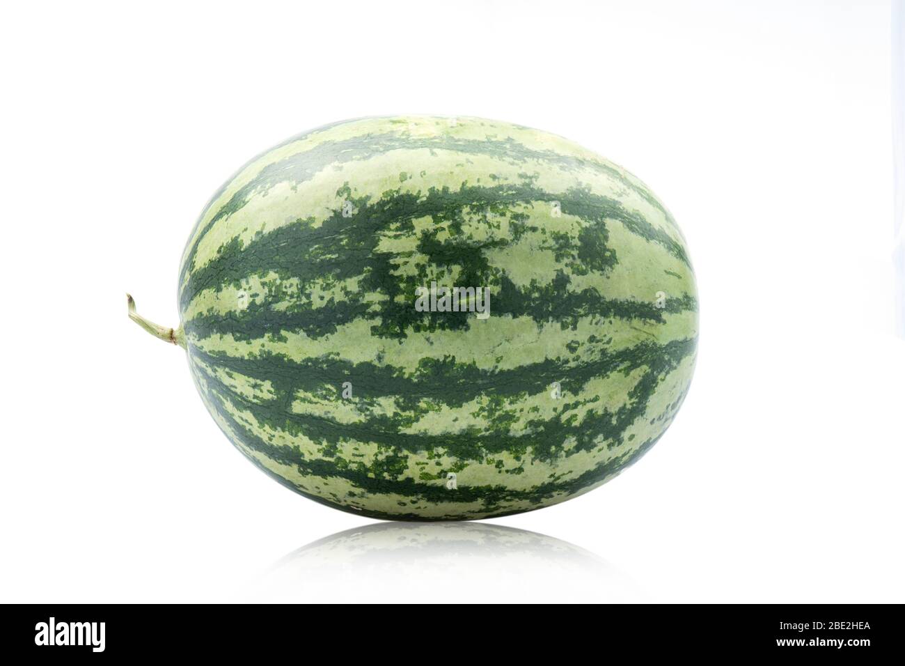 big fresh watermelon isolated on white background Stock Photo - Alamy