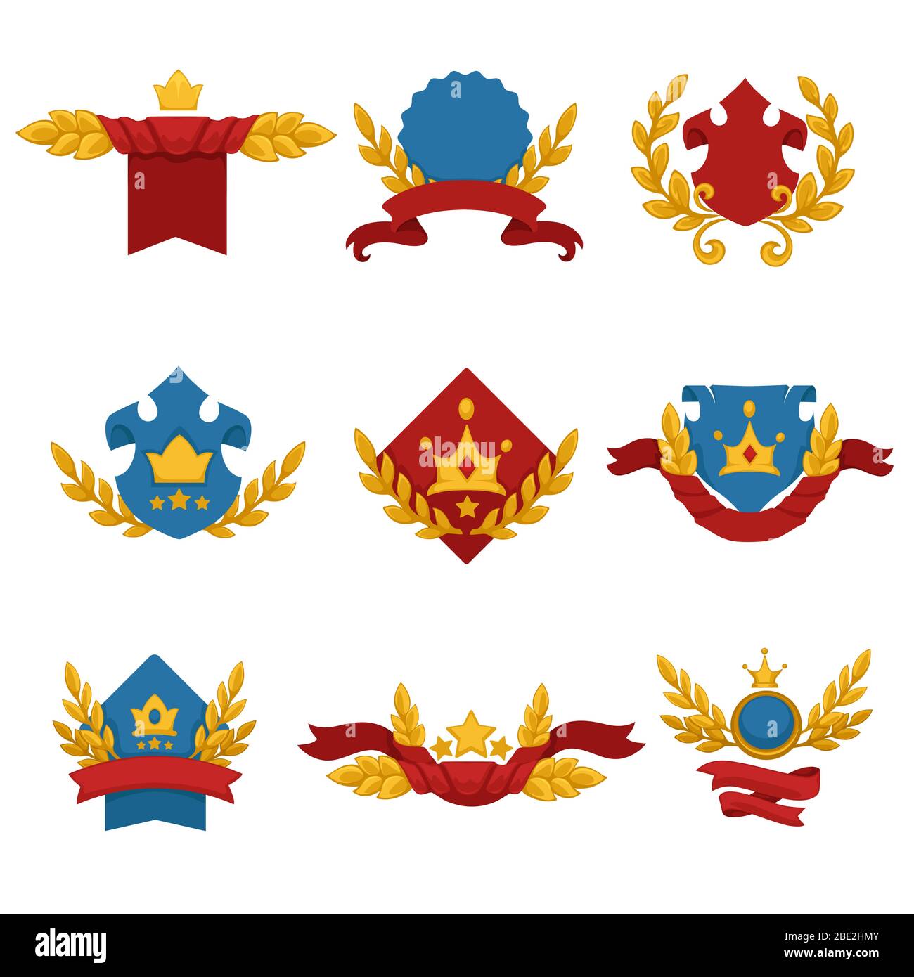 The crowns flag Stock Vector Images - Alamy