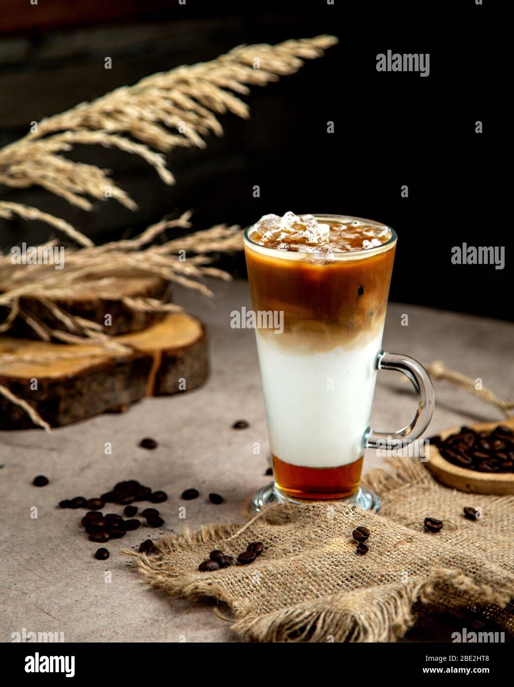Layered iced coffee hi-res stock photography and images - Alamy