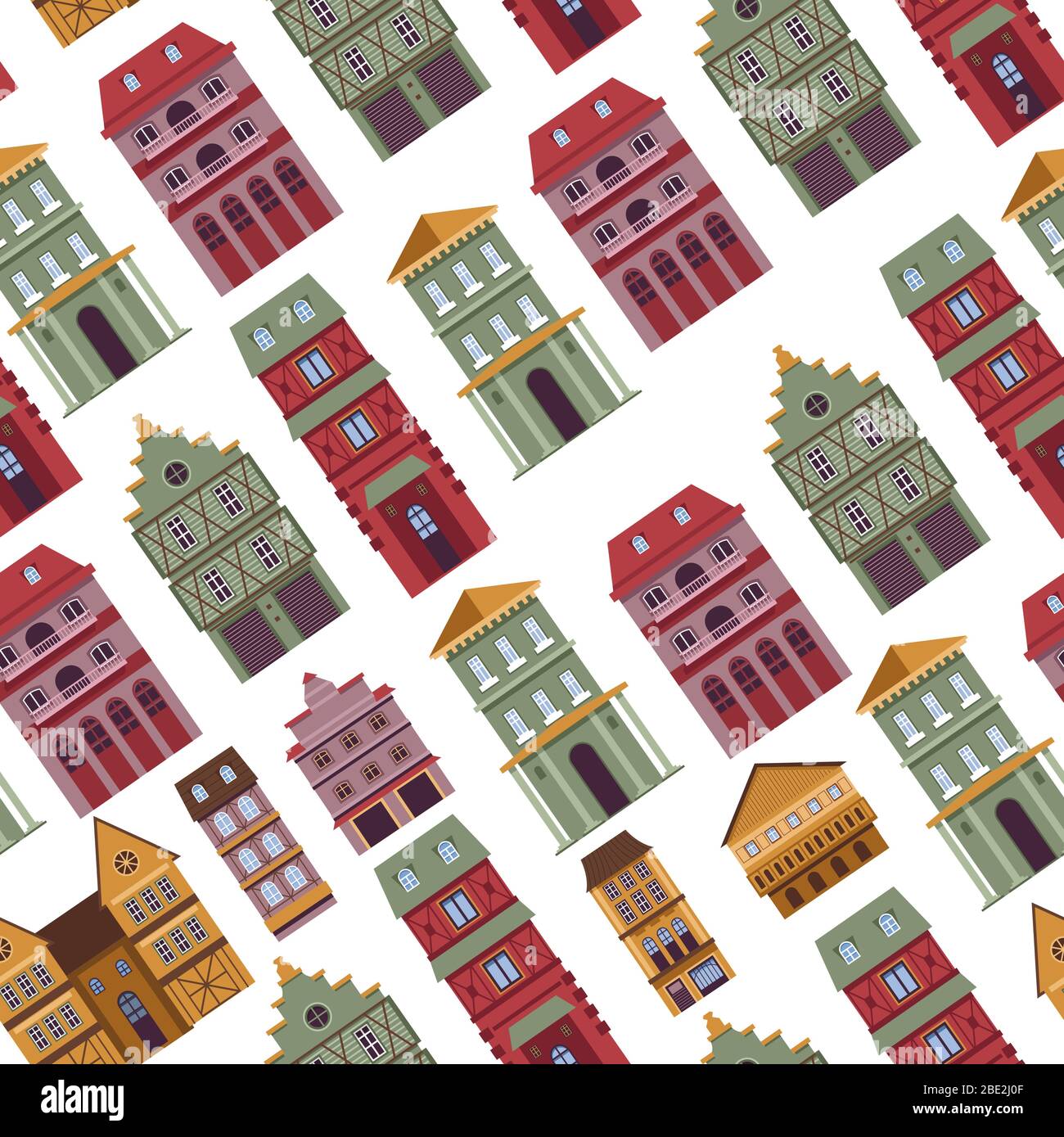 Brick mansion house at night Stock Vector Images - Alamy