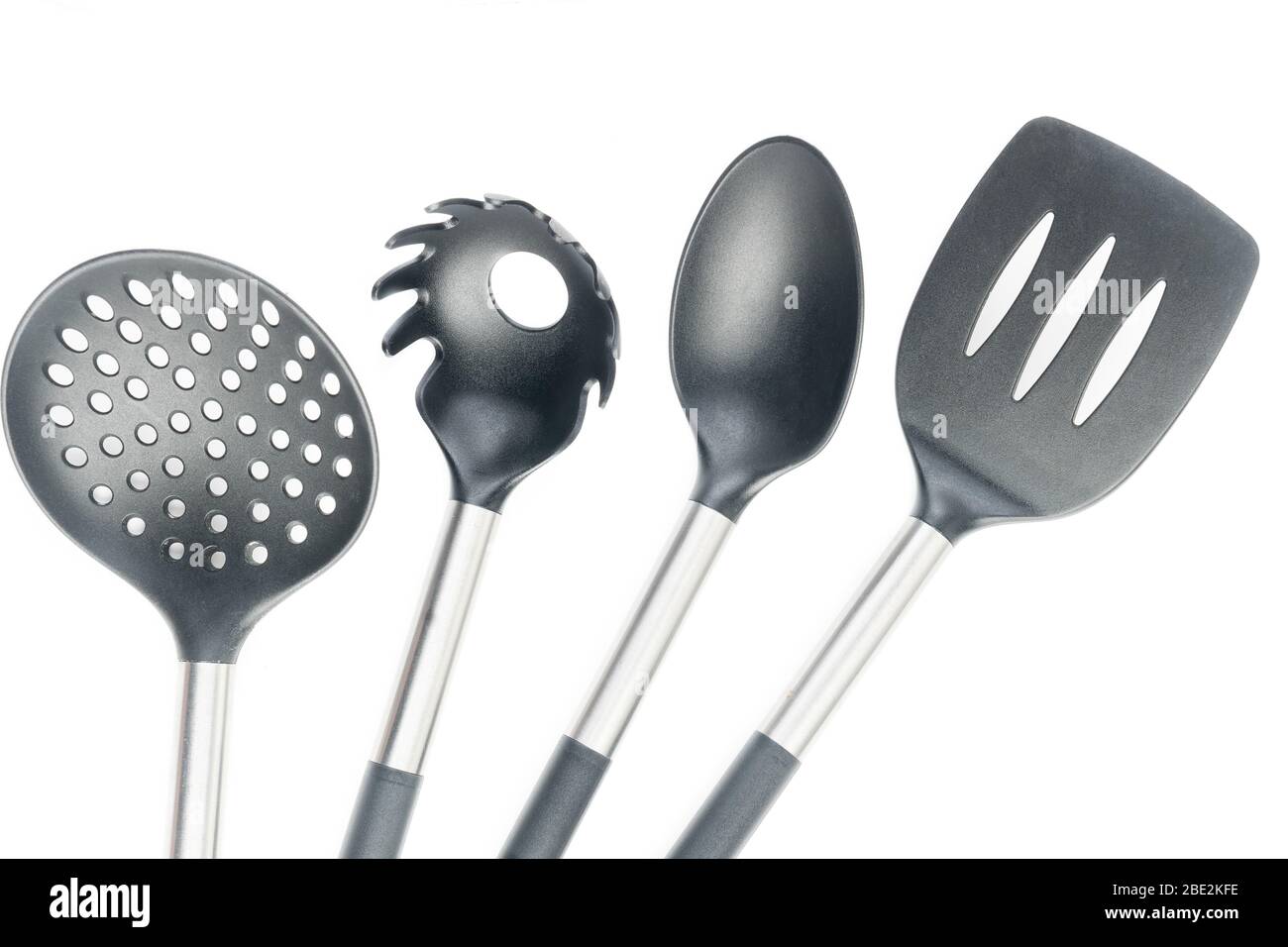 Beautiful kitchen cook kit on a white background Stock Photo - Alamy