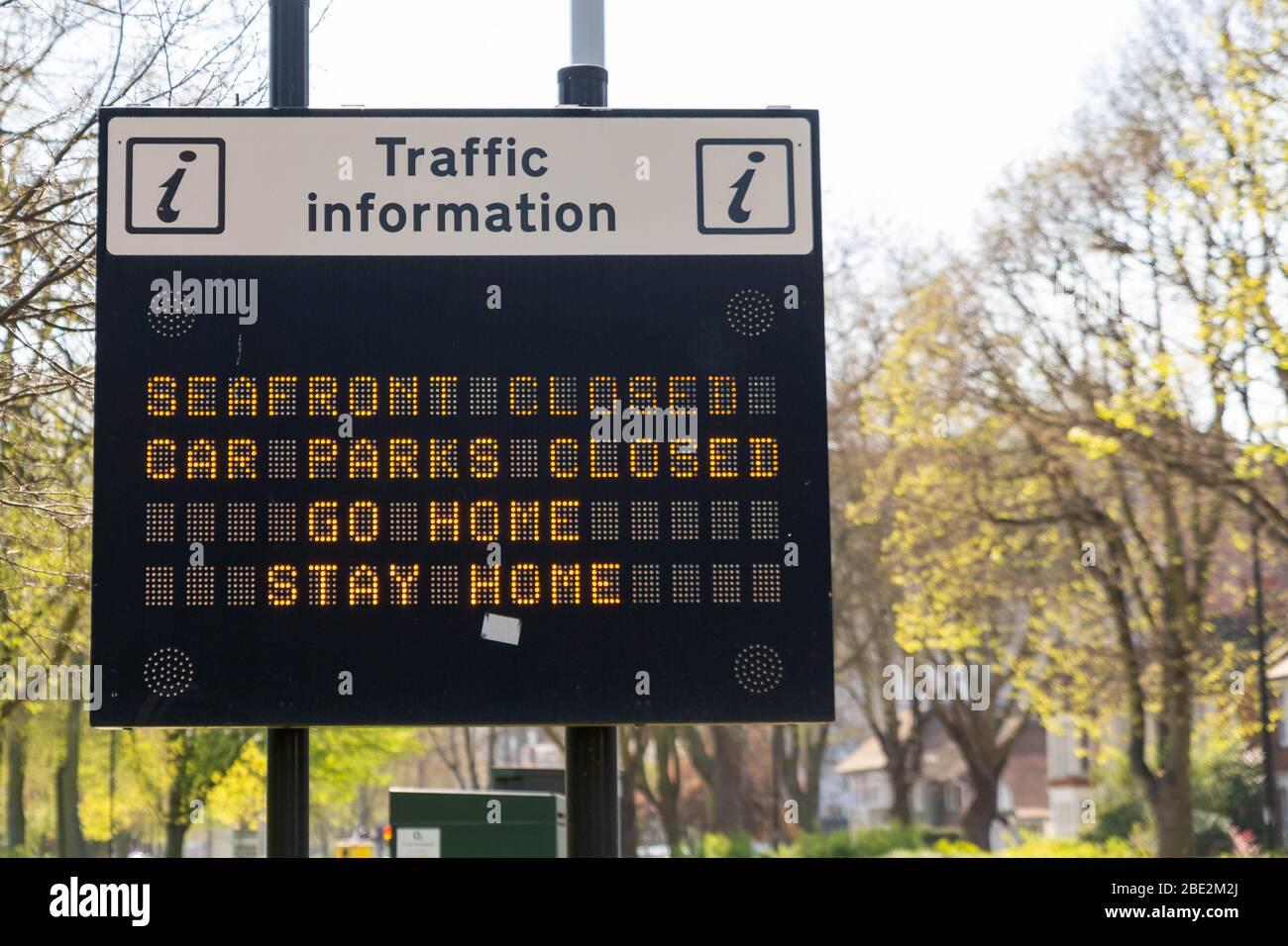 Variable message signs hi-res stock photography and images - Alamy