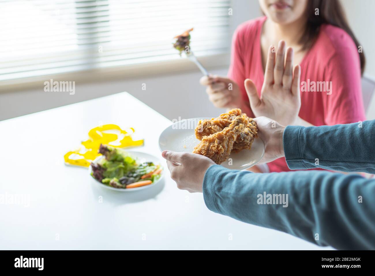 Refuse to eat meat hi-res stock photography and images - Alamy
