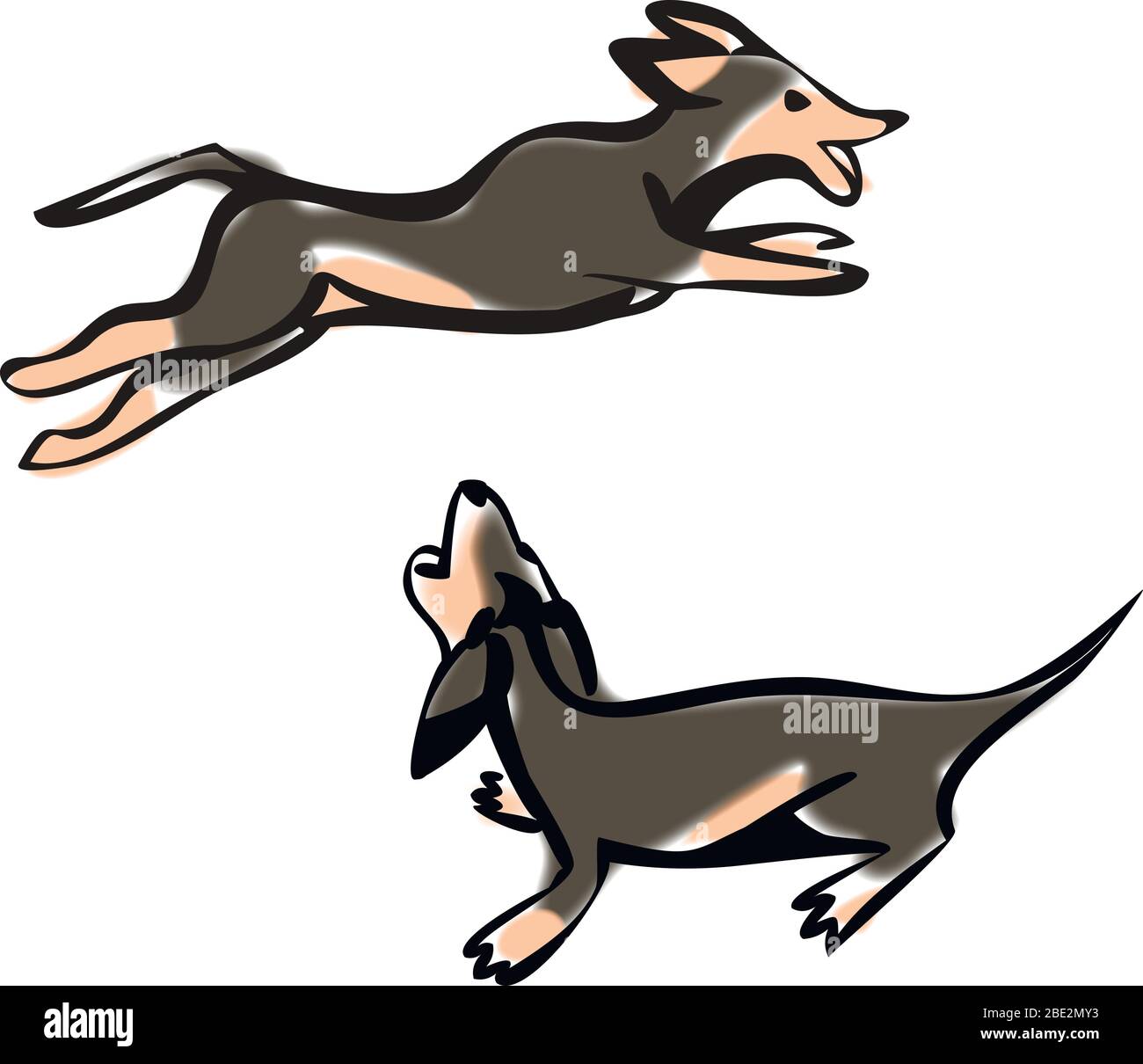 Cartoon dachshund hi-res stock photography and images - Alamy
