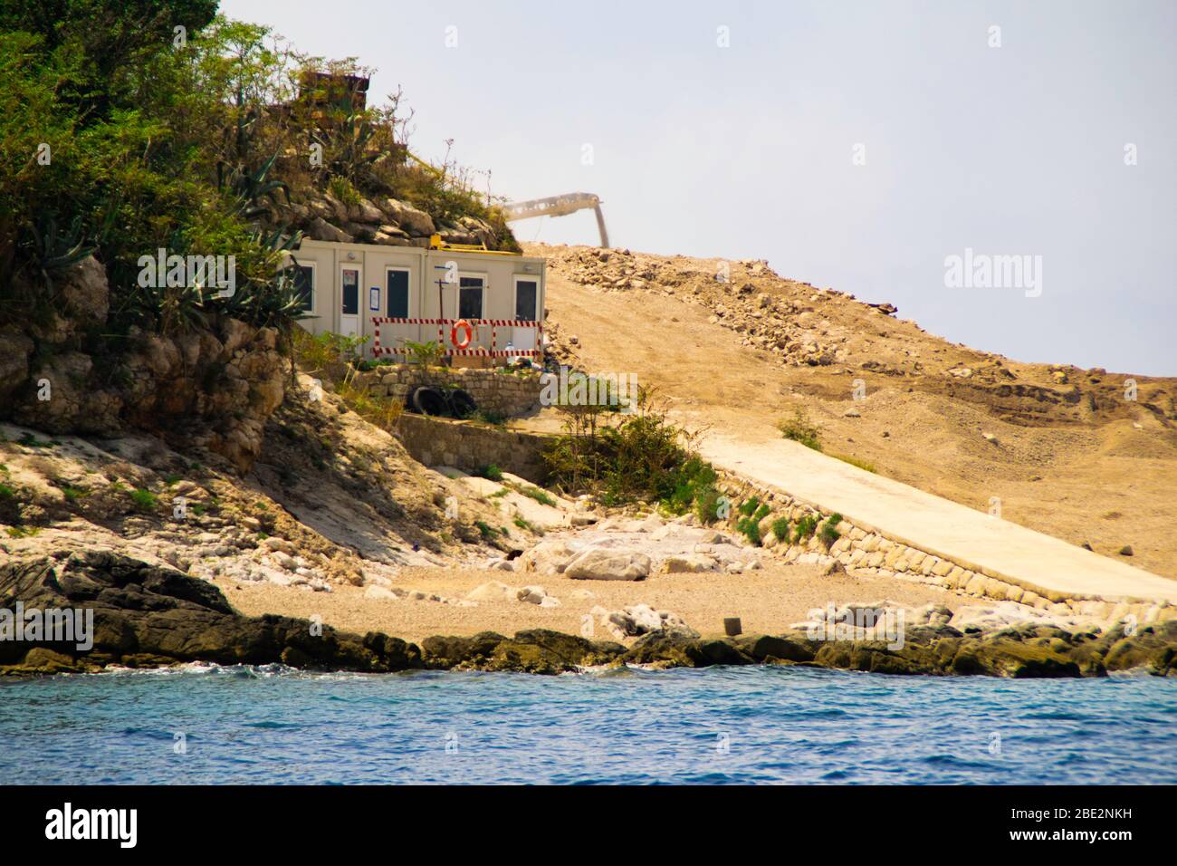 Mamula island fort during work, arranging and adaptation - Boka ...