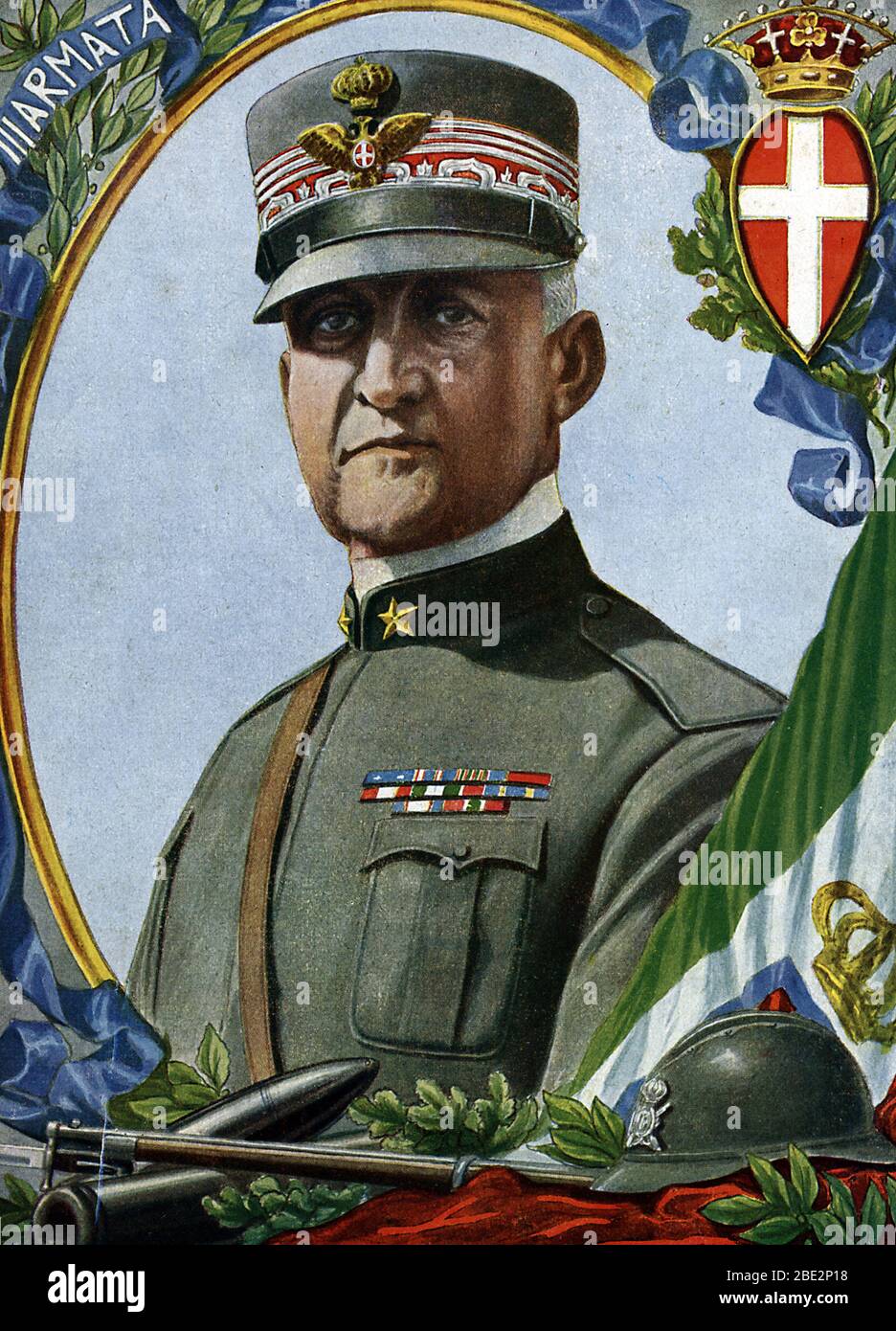 Premiere guerre mondiale : "portrait de Emanuele Filiberto di Savoia ...