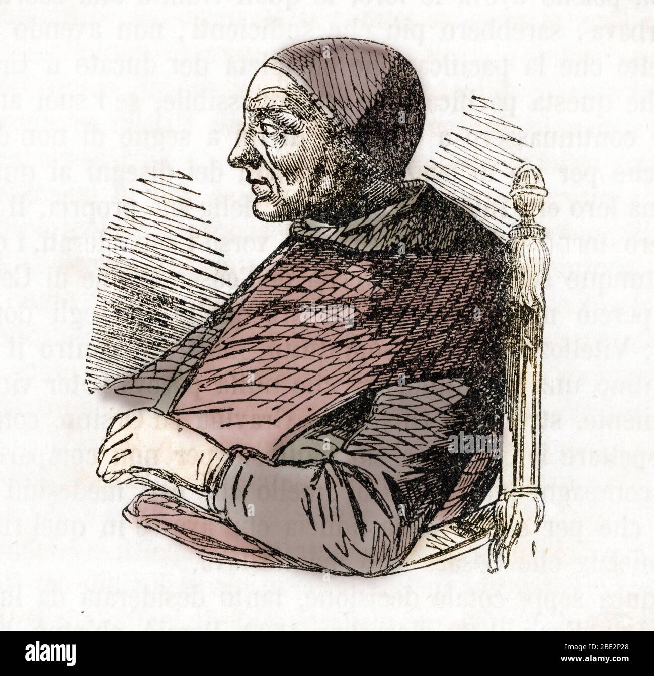 portrait du pape Sixte IV (1412-1484) (Pope Sixtus or sisto IV ...