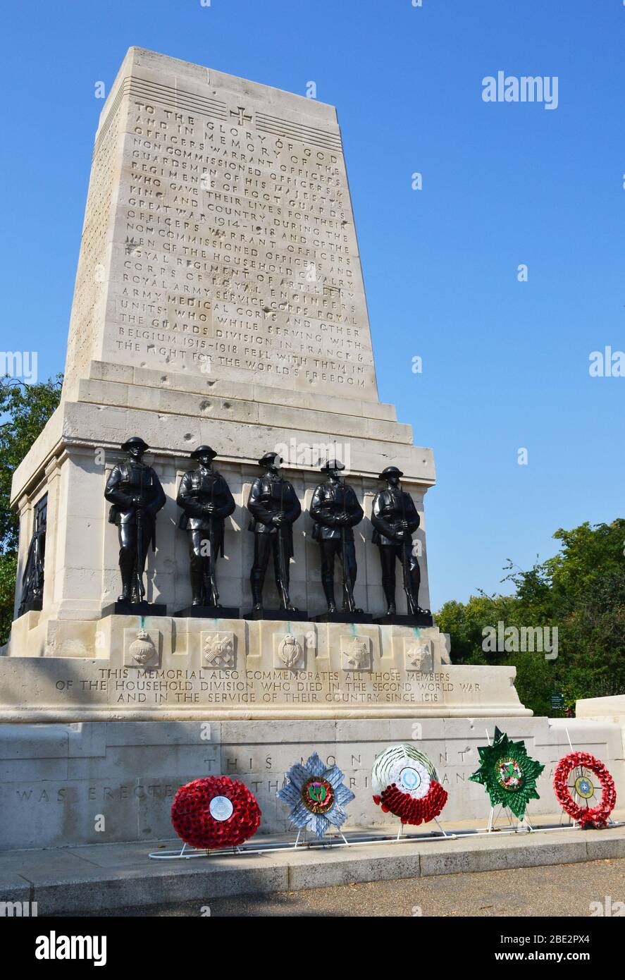 The Guards Division War Memorial in London Stock Photo - Alamy