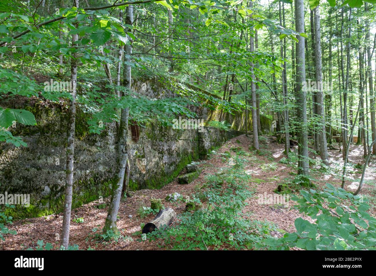 Ruins of Adolf Hitler's home, the Berghof, in the Obersalzberg,Bavarian ...