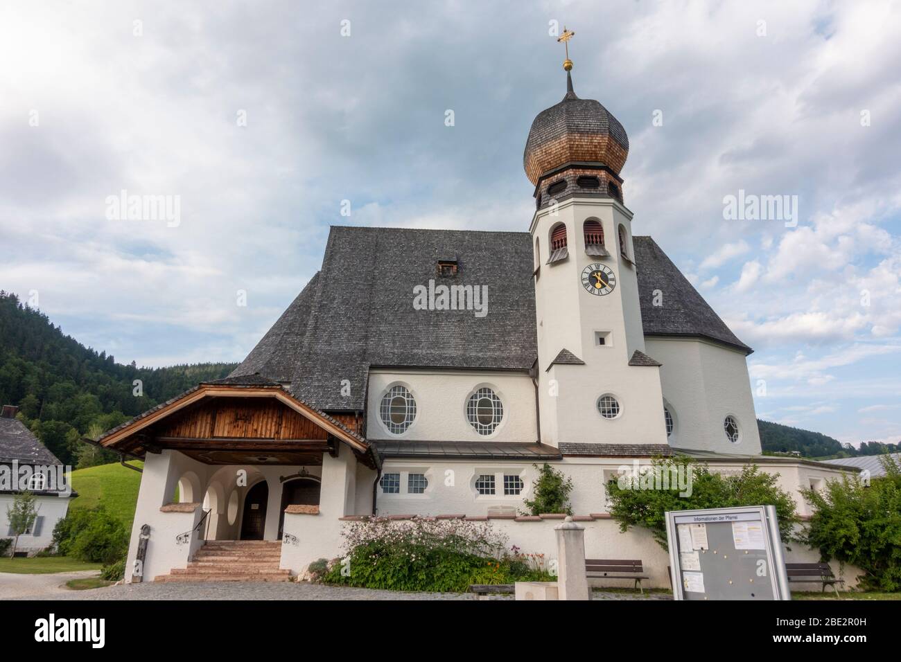 The Oberau Zur Heiligen Familie (Church of the Holy Family) in ...