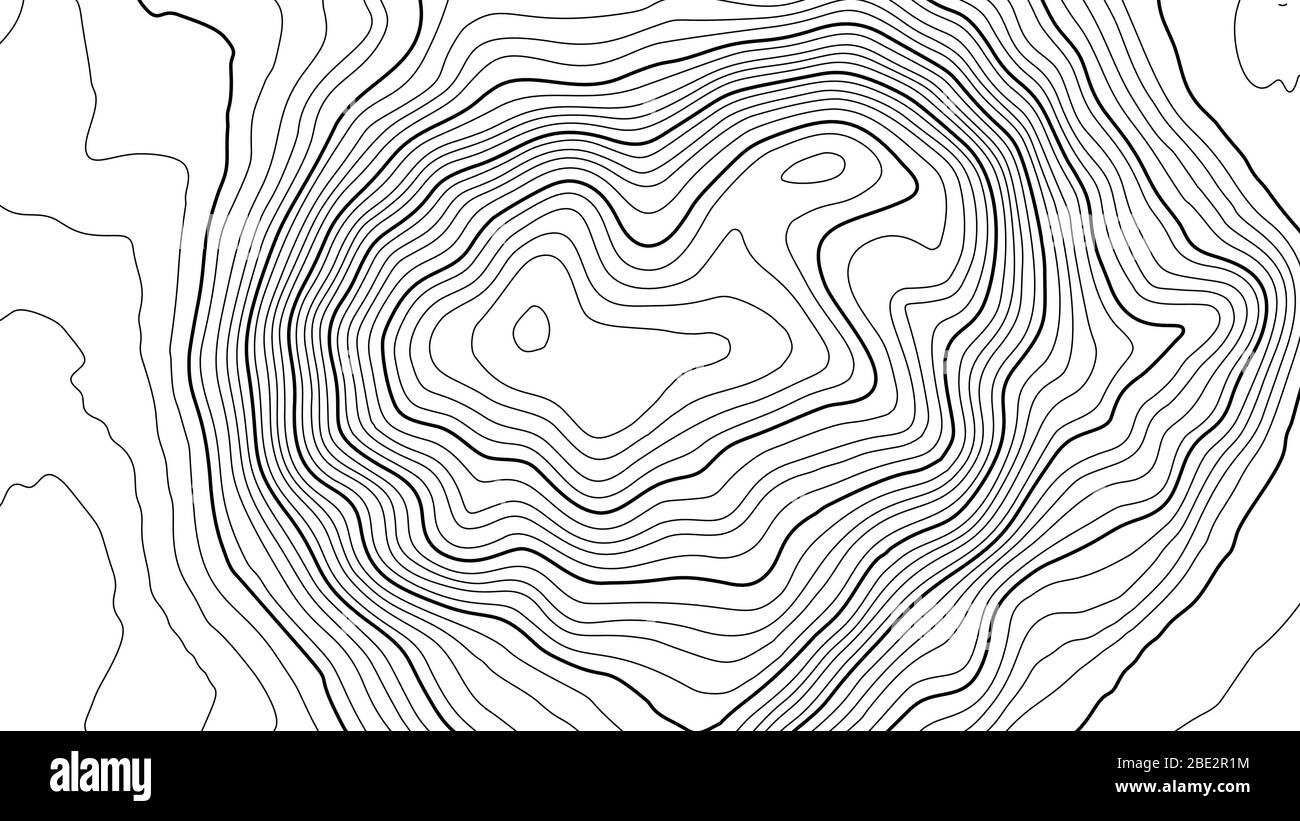 Grey contours vector topography. Geographic mountain topography vector ...