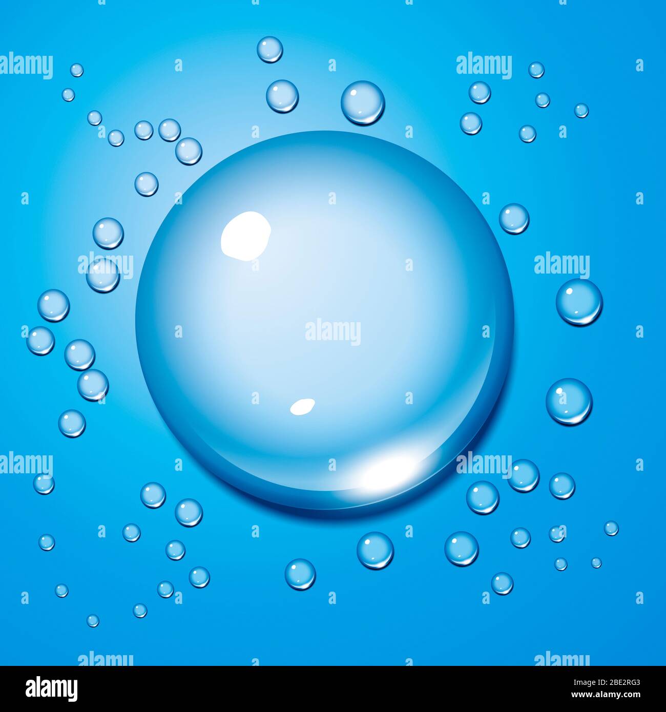 Wassertropfen Hintergrund High Resolution Stock Photography and Images ...